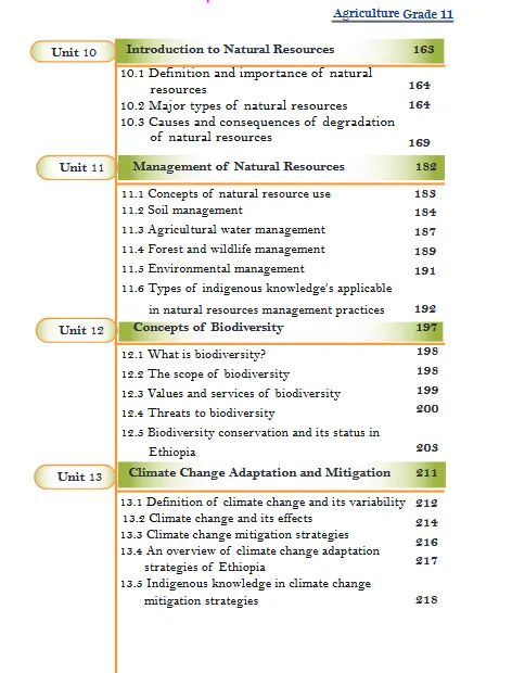 Grade 11 Agriculture Student Textbook PDF - New Ethiopian Curriculum ...