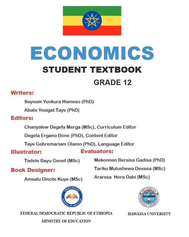 Grade 12 Economics Student Textbook PDF - New Ethiopian Curriculum ...